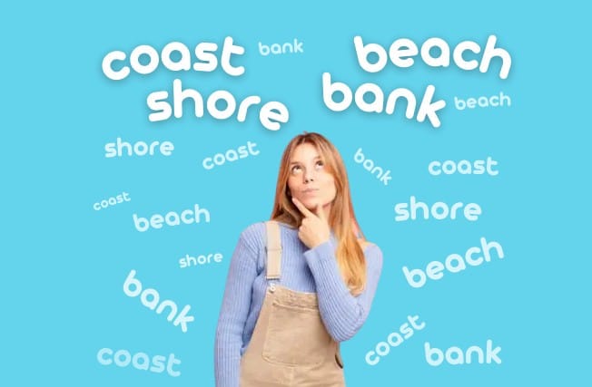 Чем отличается Coast, Beach, Shore, Bank — Объясняем за 15 Секунд!