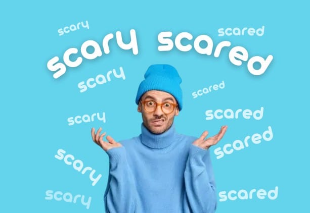 Чем отличается Scary и Scared — Объясняем за 15 Секунд!