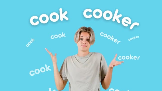 Чем отличается Cook и Cooker — Объясняем за 15 Секунд!