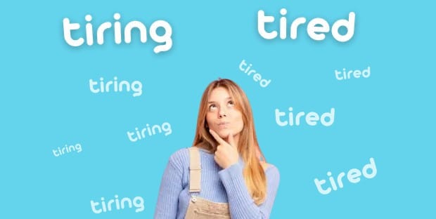 Чем отличаются Tiring и Tired — Объясняем за 15 Секунд!