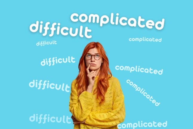 Чем отличается Difficult и Complicated — Объясняем за 15 Секунд!