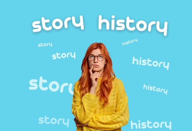 Чем отличается Story и History — Объясняем за 15 Секунд!