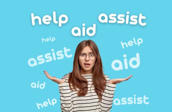 Чем отличается Help, Assist, Aid — Объясняем за 15 Секунд!